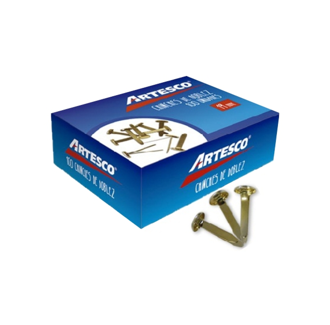 COD. 1824.000 - CHINCHES DOBLEZ 19MM X 100 ARTESCO - CIMERTEC